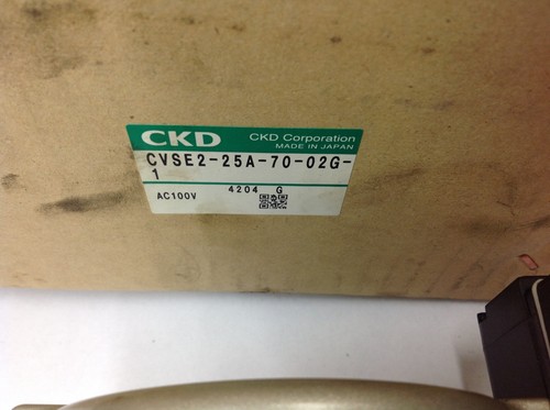 CKD CVSE2-25A-70-02G-1 High Pressure Coolant Valve 110V, 1" NPT Ports ...