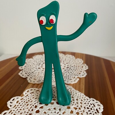 Vintage GUMBY Bendable Original Figure Toy 6" Jesco Hong Kong ...