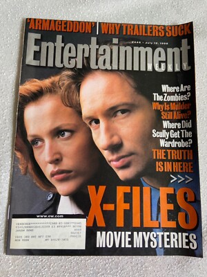 Entertainment Weekly Magazine July 10 1998 Gillian Anderson & David X ...