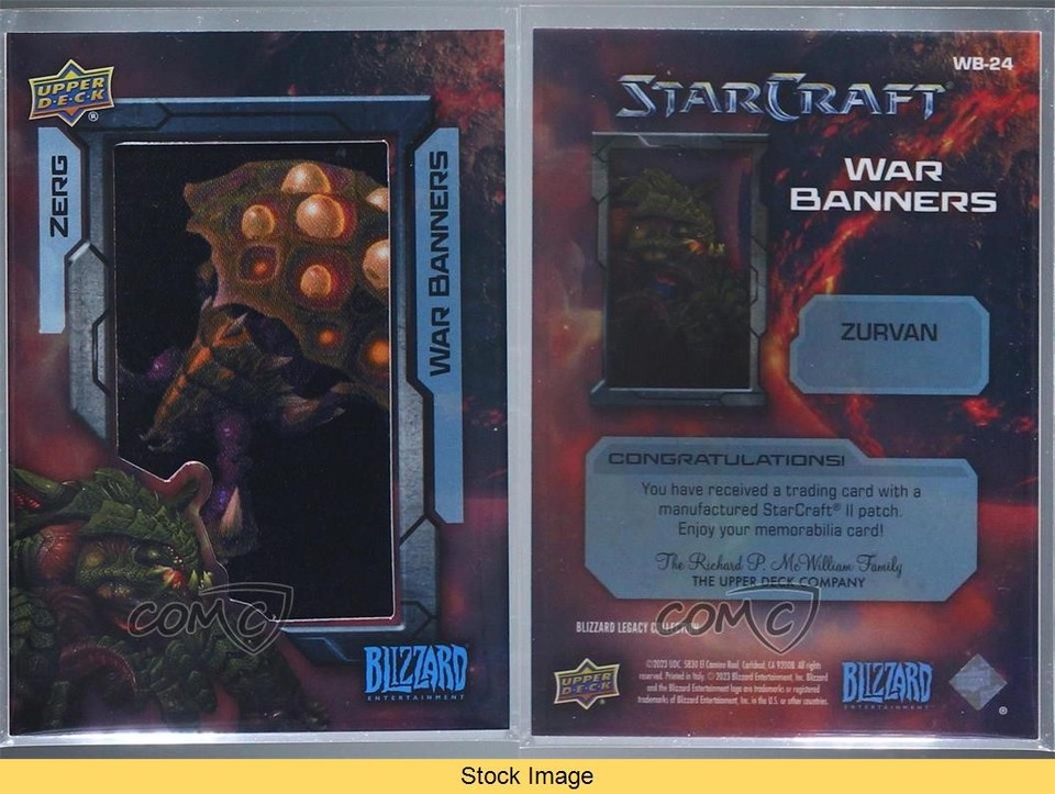 2023 Upper Deck Blizzard Legacy Collection War Banners Units Zurvan ...