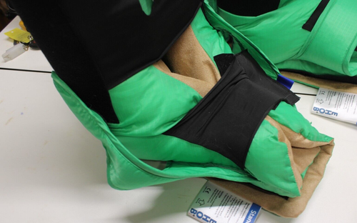 EHOB TruVue Heel Ulcer Protector Boot Green Made in the USA with Wedges ...