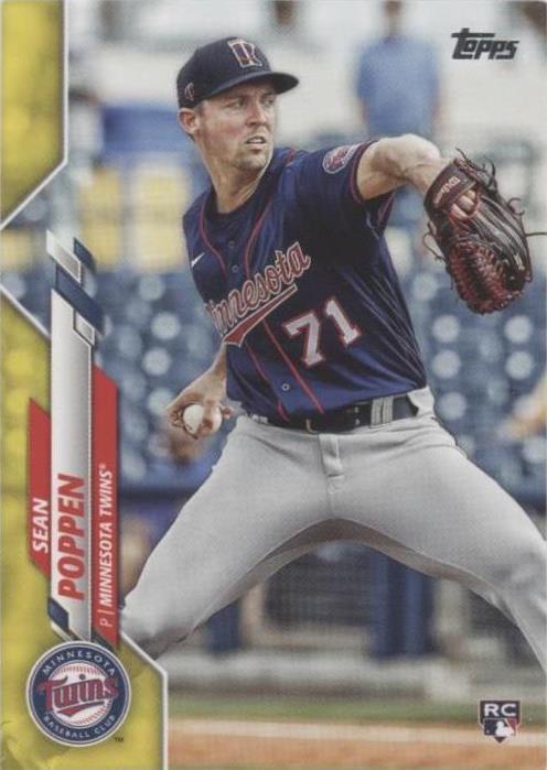 2020 Topps Update Series - Sean Poppen #U-79 Yellow (RC) for sale ...