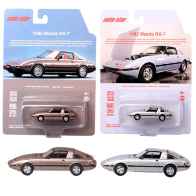 Auto Star 1/64 Scale 1982 Mazda RX-7 RX7 Sports Diecast Model Car Toy ...
