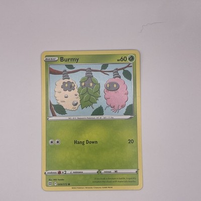 Burmy Brilliant Stars 009/172 Pokemon Card | eBay