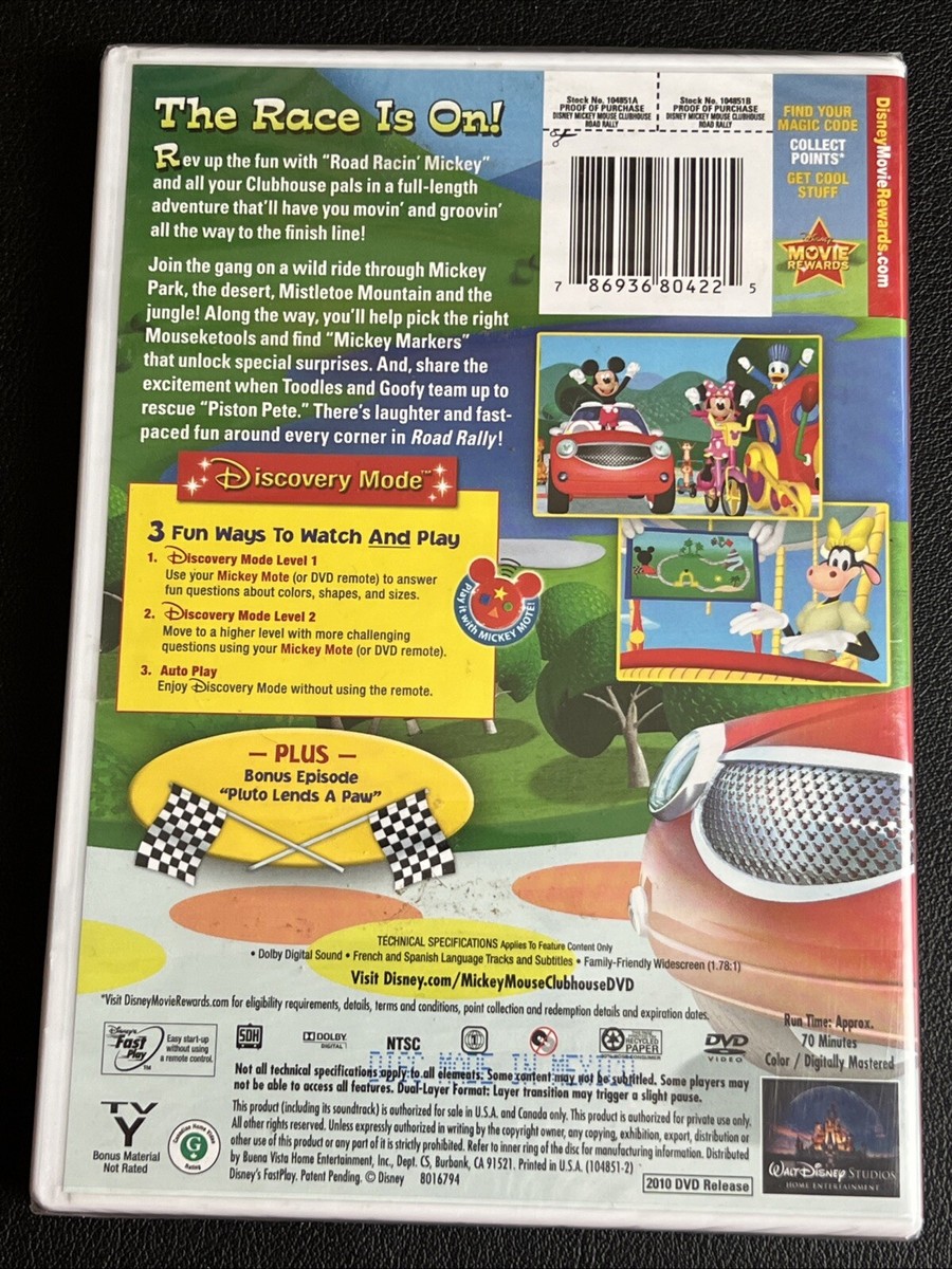 Mickey Mouse Clubhouse Road Mickey Mouse Clubhouse Road Rally Mickey