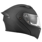 New LED Light Helmet Flip Up Full Face Dual Visor Racing DOT Motorcycle ...