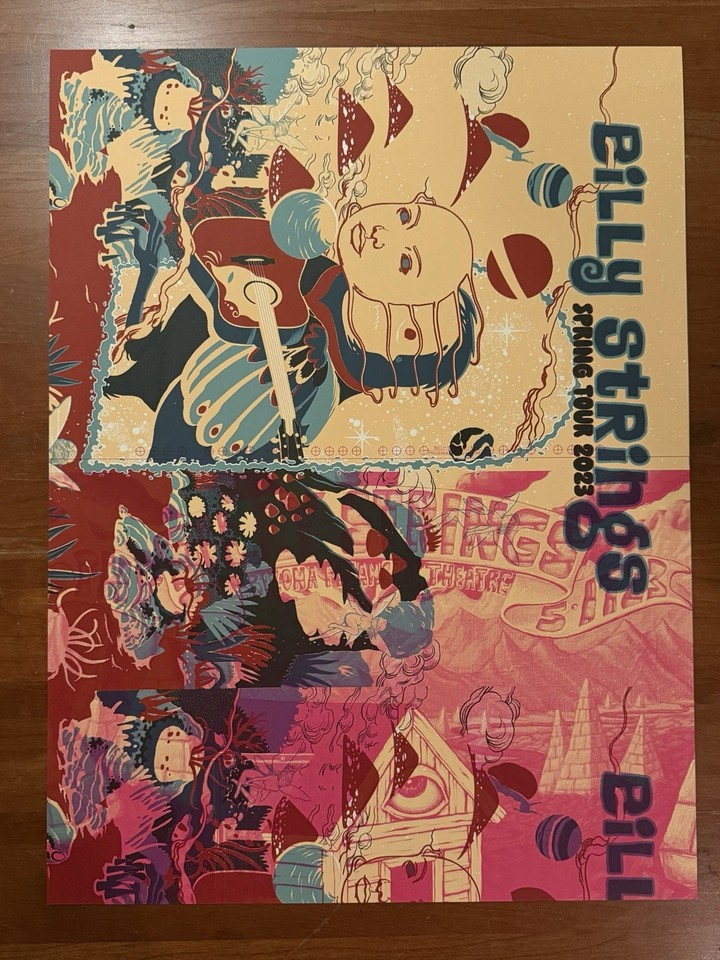 Billy Strings Double Sided Test Print 1/1 JJ Horner Phoenix Arizona ...