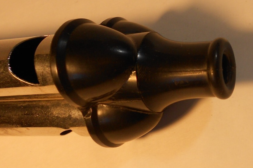 12 inch 3 Barrel Chime Train Conductor Signal Whistle Made n England ...