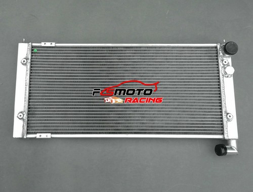 2 ROW Aluminium radiator For VW Volkswagen Golf 2 Corrado VR6 Turbo 16V ...