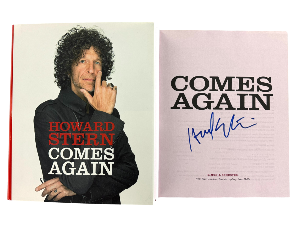 Howard Stern Signed Autograph Comes Again Book - King of All Media w ...