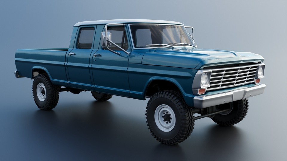 1969 F250 Crew Cab Pickup Truck Model Kit - 1/24 - 3D Printed | eBay