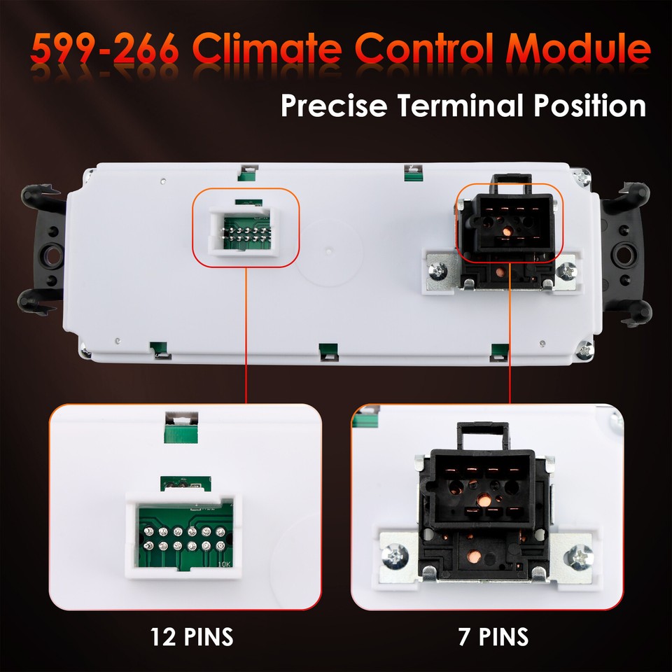 HVAC Climate Control Module Panel For 99-02 Chevy GMC Silverado Sierra ...