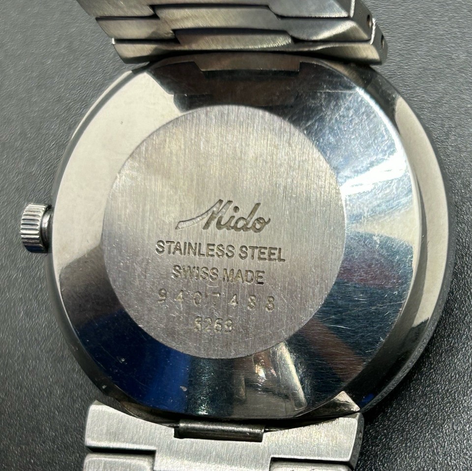 Vintage MIDO Ocean Star Datoday Commander 8269 Swiss Made Rare Dial Men ...