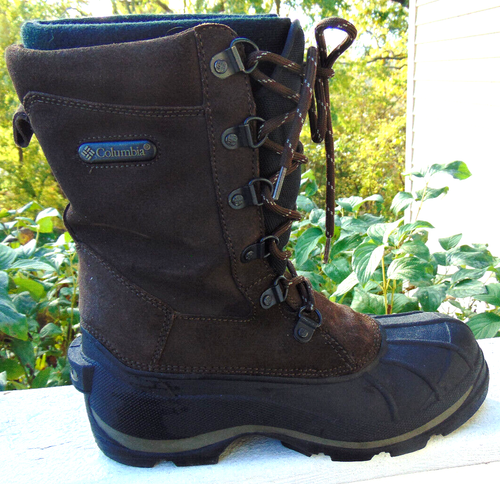 COLUMBIA GLACIER GEORGE MENS BROWN BOOT BM1203-901 REMOVABLE INSULATED ...