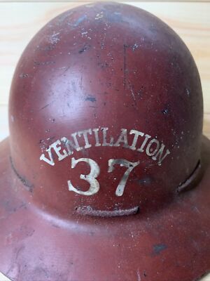 Vintage Antique Mining Firemans Fire Fighter Hat Helmet Made Pittsburgh ...