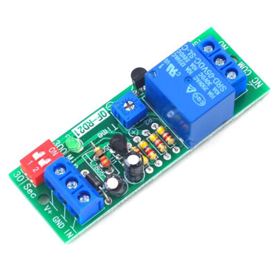 DC5V/12V/24V Adjustable Time Delay Timing Timer Relay Switch Turn ON ...
