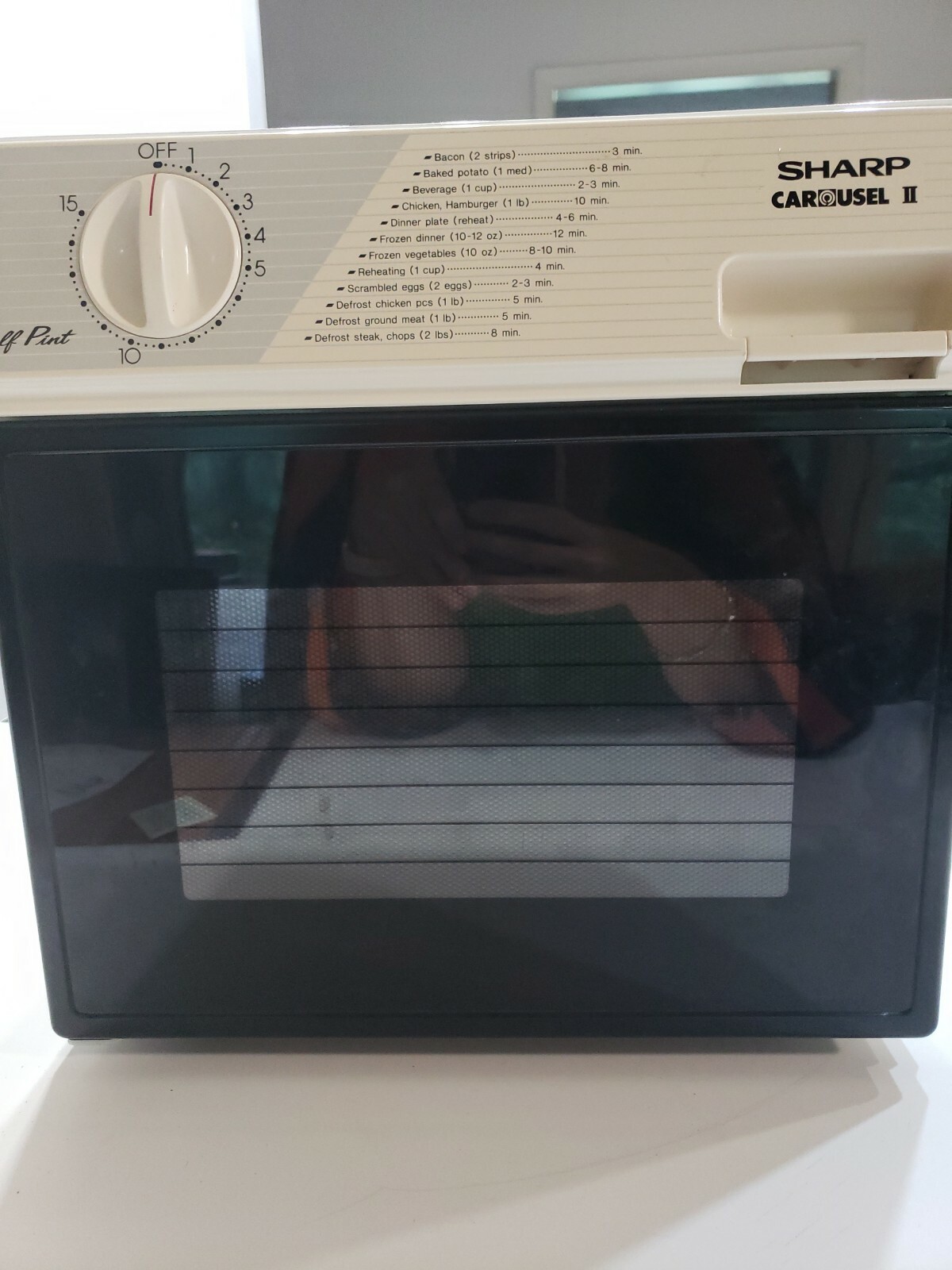 Sharp Carousel II Half Pint Compact Microwave Oven R-1M50A RV Boat ...