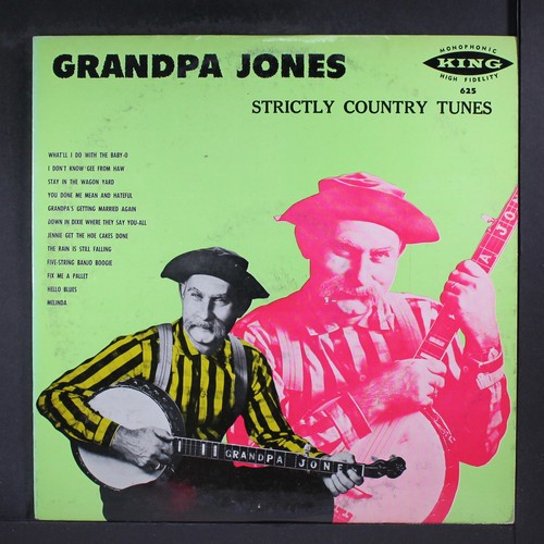 Grandpa Jones Strictly Country Tunes King 12 Lp 33 Rpm Ebay