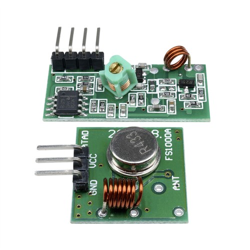 5PCS 433Mhz RF Transmitter Receiver Link Kit for Arduino/ARM/MC U ...