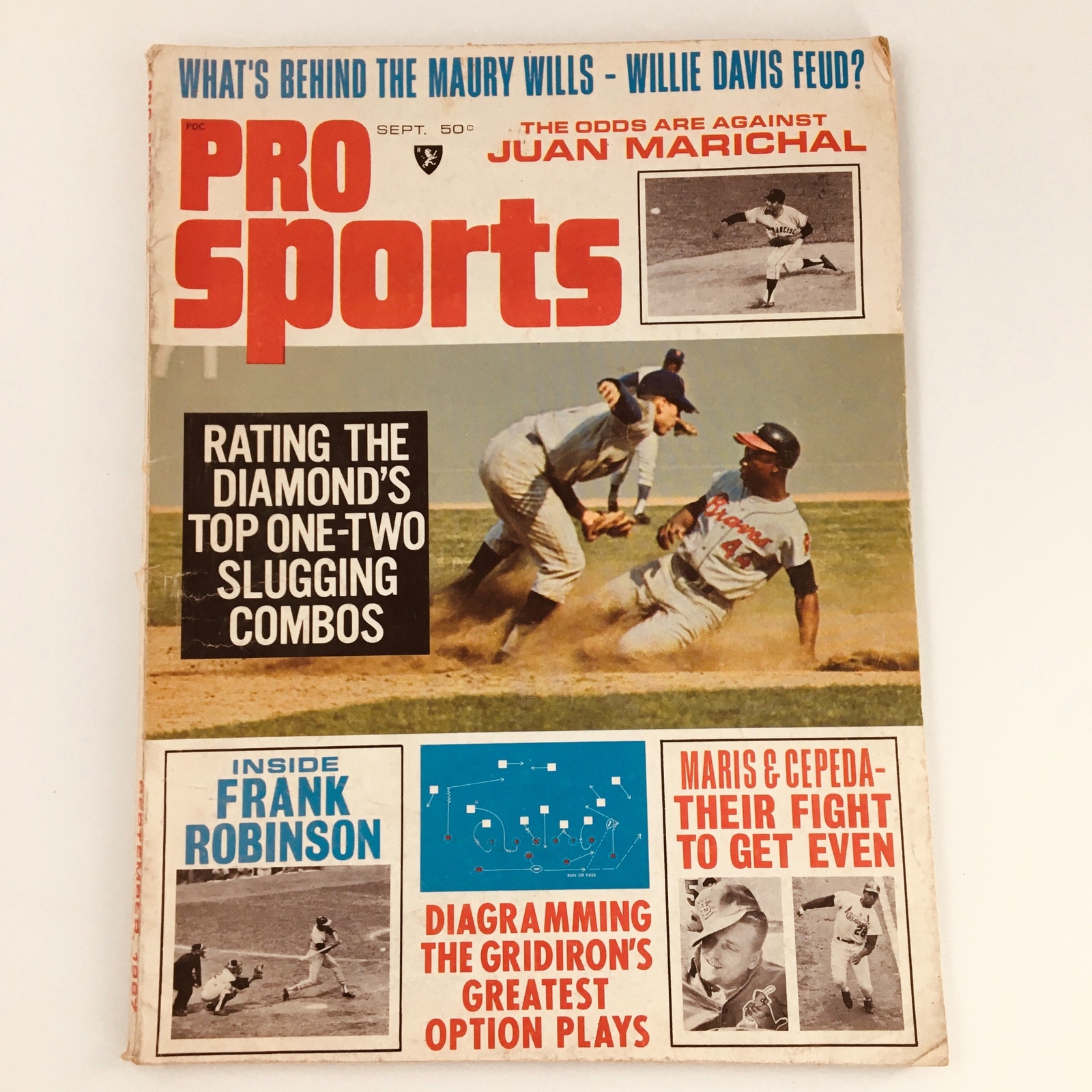VTG Pro Sports Magazine September 1967 Juan Marichal Cover Feature ...