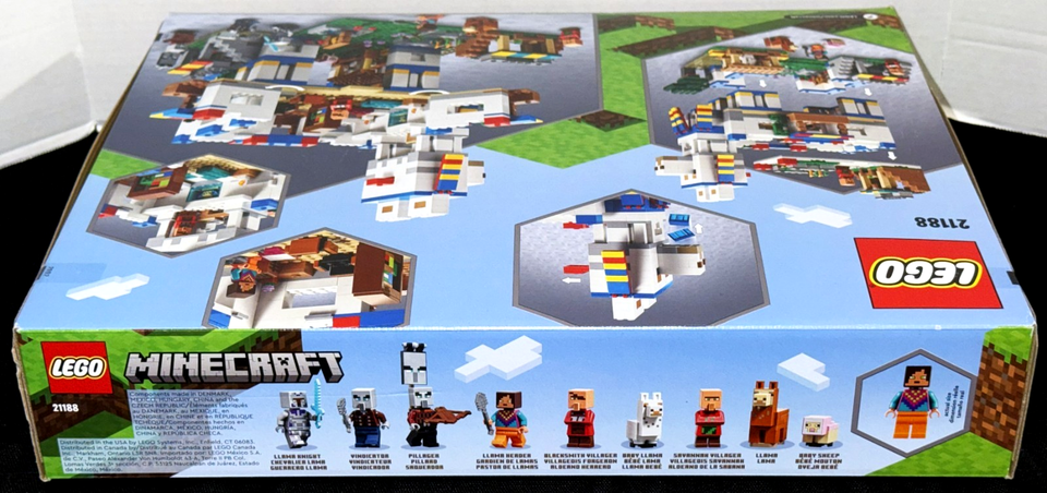 NEW SEALED BOX! LEGO MINECRAFT 21188 - THE LLAMA VILLAGE | eBay