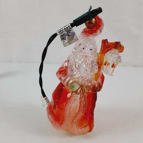 Vintage Hard Plastic Christmas Tree Plug In Lightbulb Socket SANTA ...