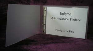 Enigma A4 4 ring Landscape Binder | eBay