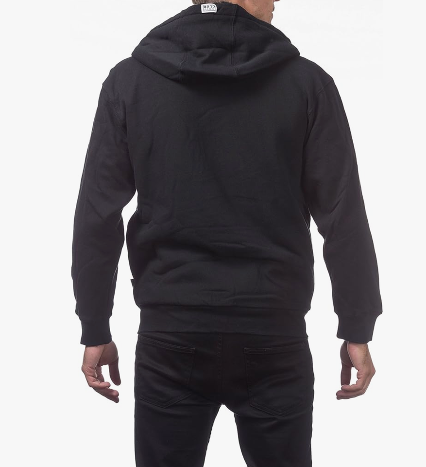 Pro Club Pile Full Zip Up Hoodie Heavyweight Fur Thick Jacket ...