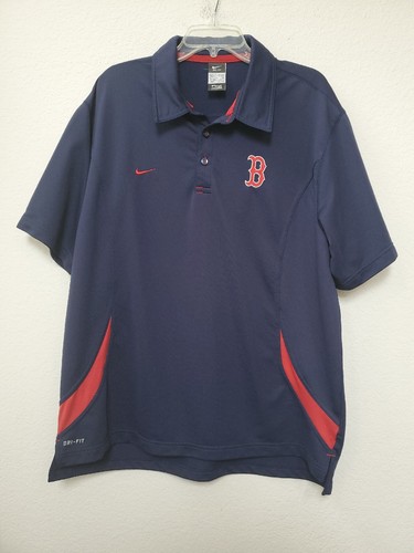 Nike Dri-Fit MLB Authentic Performance Apparel Boston Red Sox Polo ...