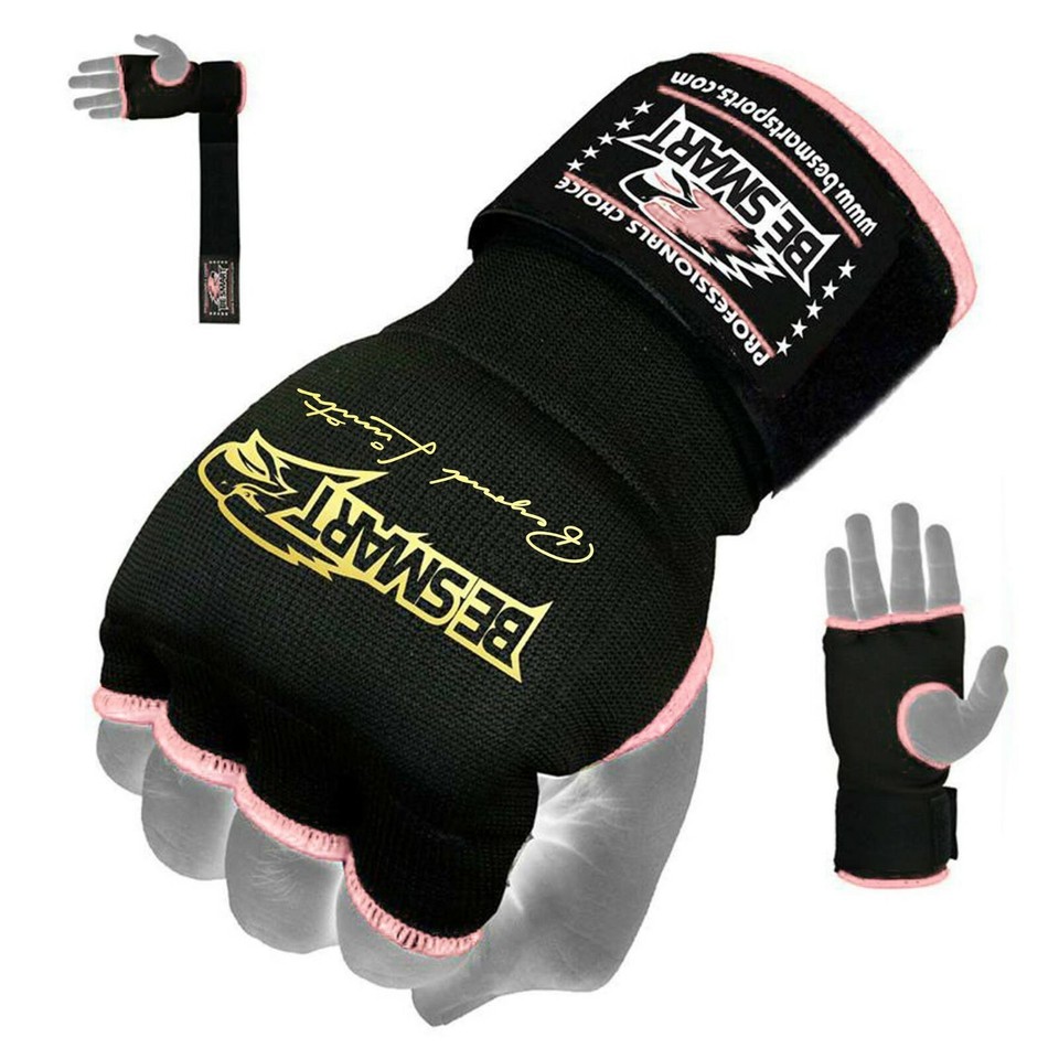 Inner Hand Wraps Gloves Boxing FIST PADDED UFC Bandages MMA Gel Strap ...