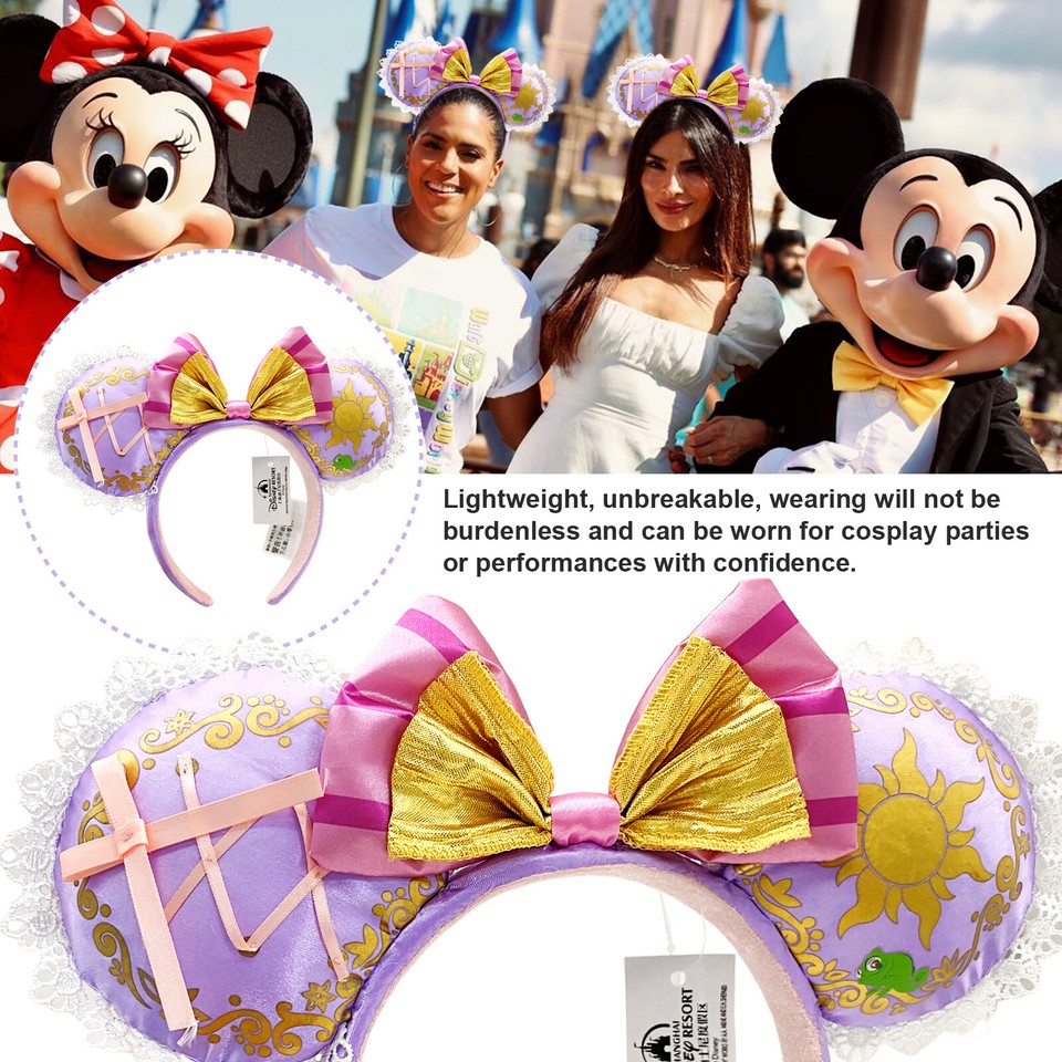 Disney Parks Rapunzel Tangled Pascal Mickey Mouse Ears Minnie Headband ...