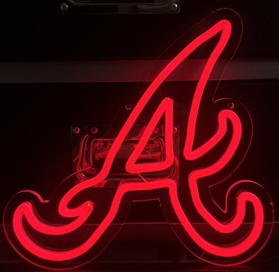 Atlanta Braves Neon Sign, MLB Team Light Sign for Room Decor | eBay