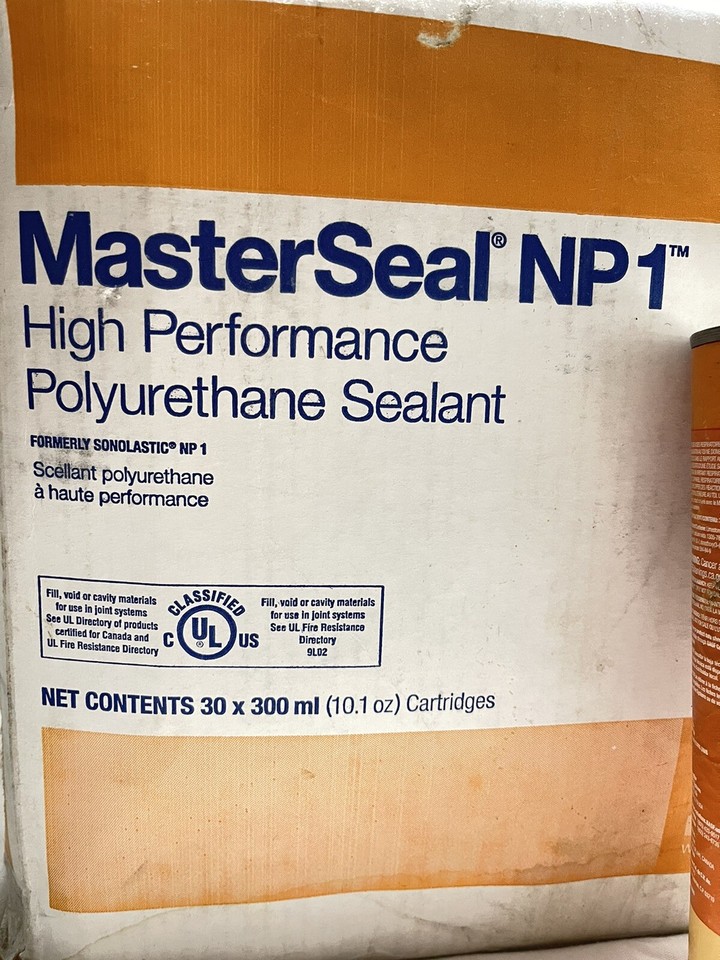 Qty 19 MasterSeal NP1 10.1 Oz. Polyurethane Sealant, Black 80492301908| eBay