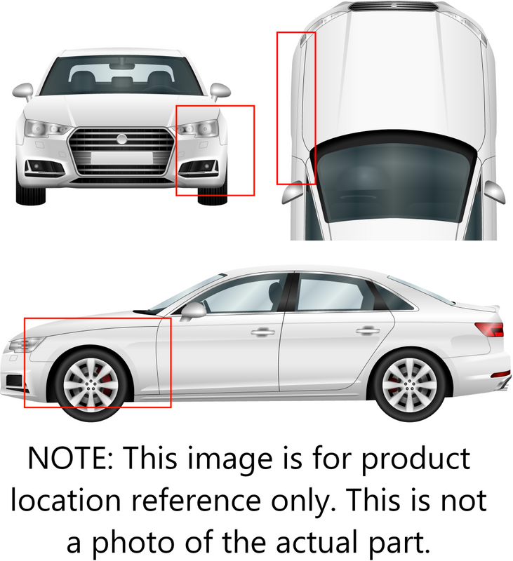 Fender for 16-19 BMW 7-Series, 17-19 Hybrid - Aluminum Front Left ...