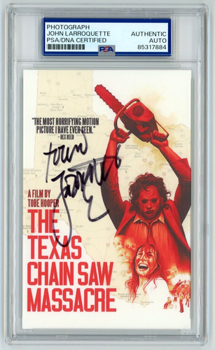 John Larroquette Signed Photo (PSA) Texas Chainsaw Massacre Narrator ...