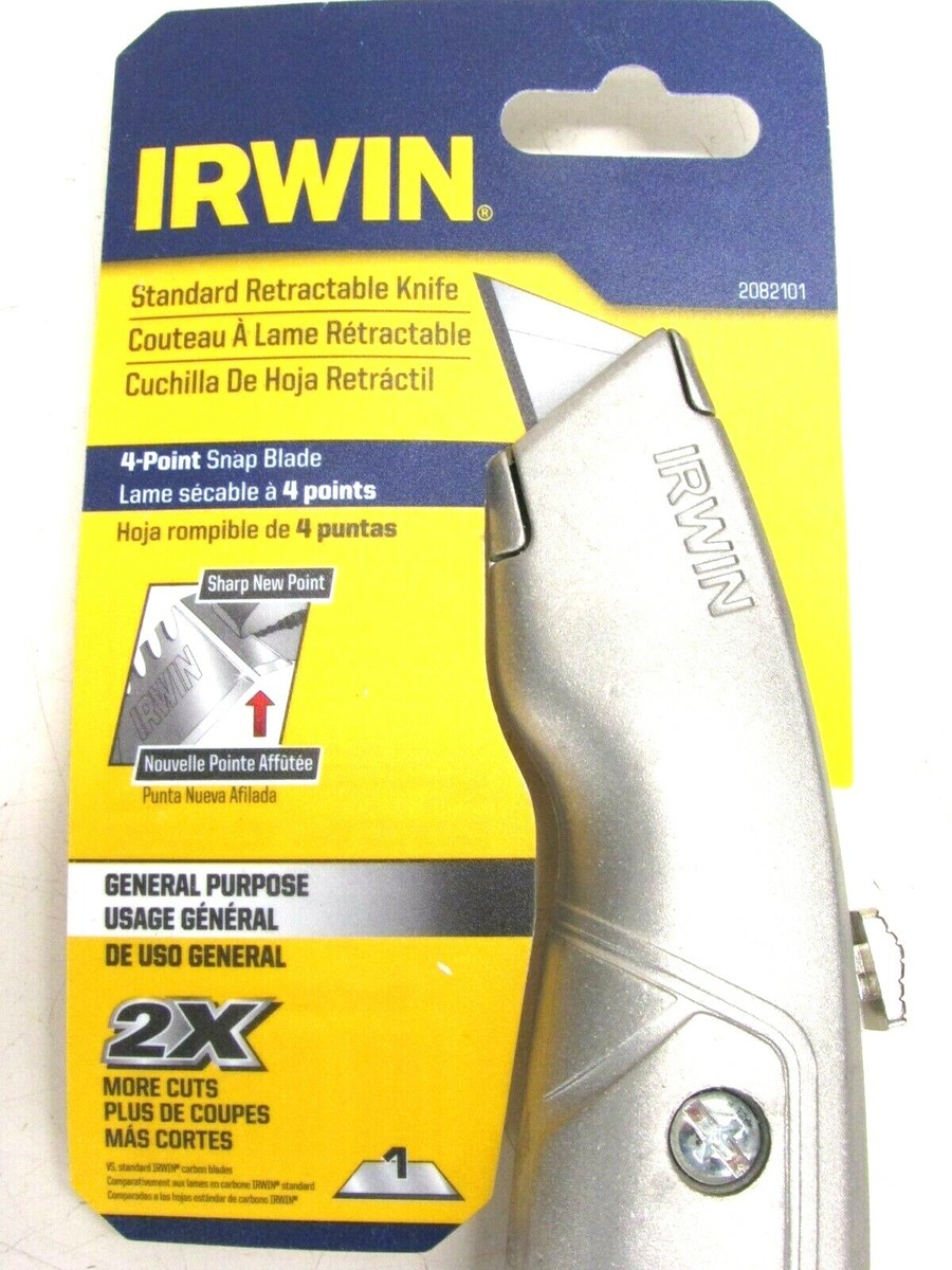 Irwin Retractable Knife IRWIN® 3/4 In 1 Blade Retractable Utility
