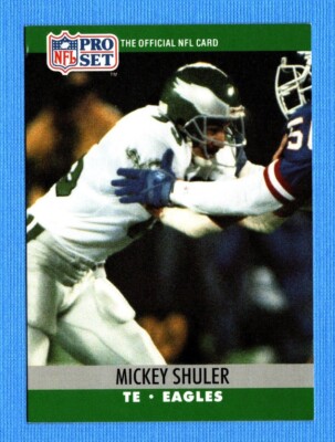 1990 Pro Set #608 Mickey Shuler Eagles | eBay