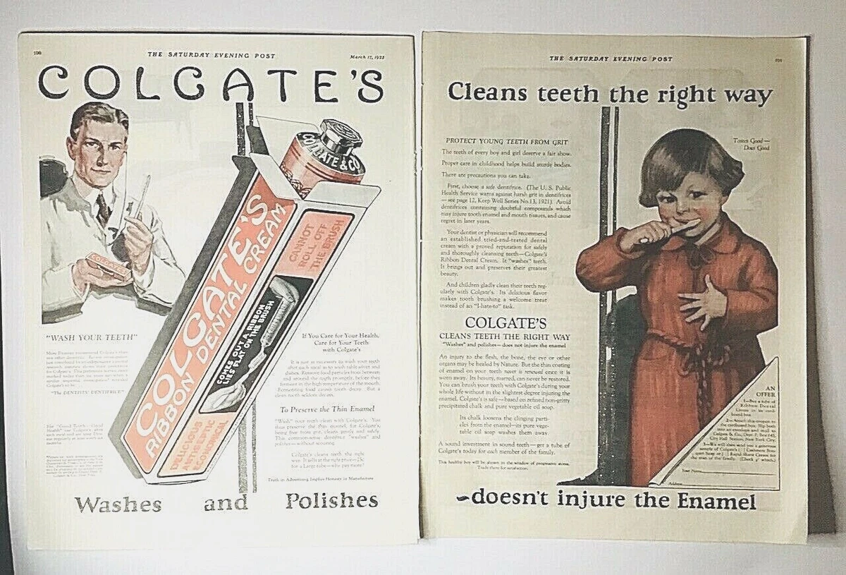 Colgate Toothpaste Magazine Advertisement