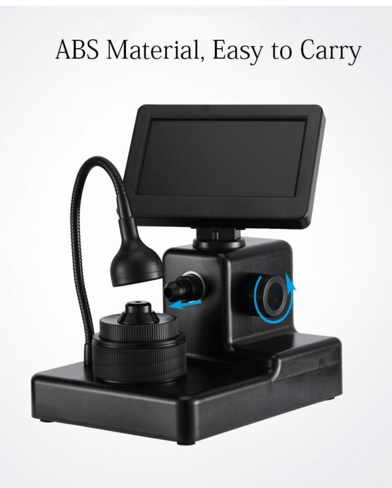 4.3Inch Diamond Inspection Microscope 50X-1000X Girdle Code Viewer ...