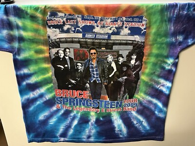 Bruce Springsteen 2009 Concert Tour T-shirt (L) Actual Concert ...