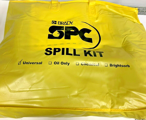 Brady SPC Spill Kit SKA-PP TAA-UNVI - Inc. 10 pads,2 SOCs Gloves, dis ...