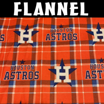 MLB Houston Astros 60075-B Flannel Fabric by the Yard | eBay