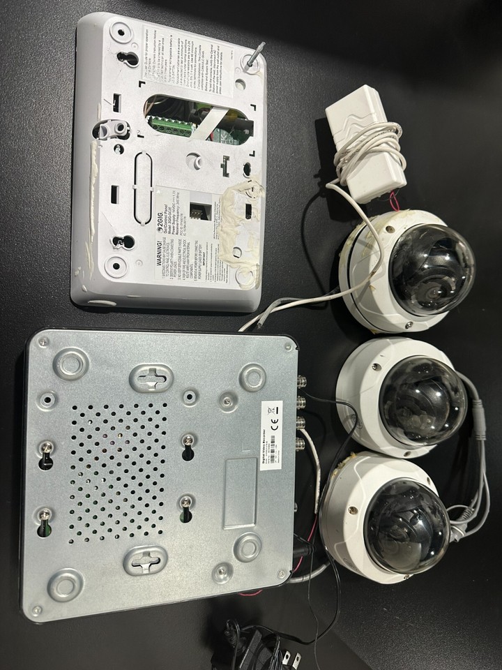 Alert 360 dome cameras with 2TB DVR video recorder and GO 2gig control ...