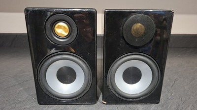 MONITOR AUDIO RADIUS 90 Satellite/Bookshelf Speakers. WORKING- TWEETER ...