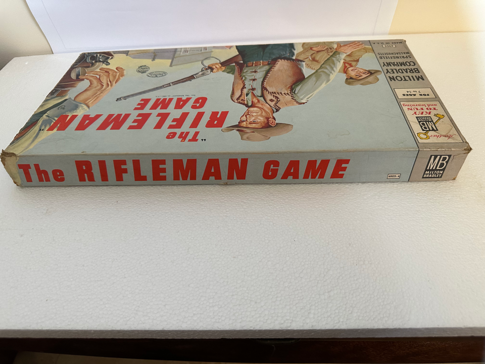 Vintage 1959 The Rifleman Game Milton Bradley - INCOMPLETE NO GAME ...