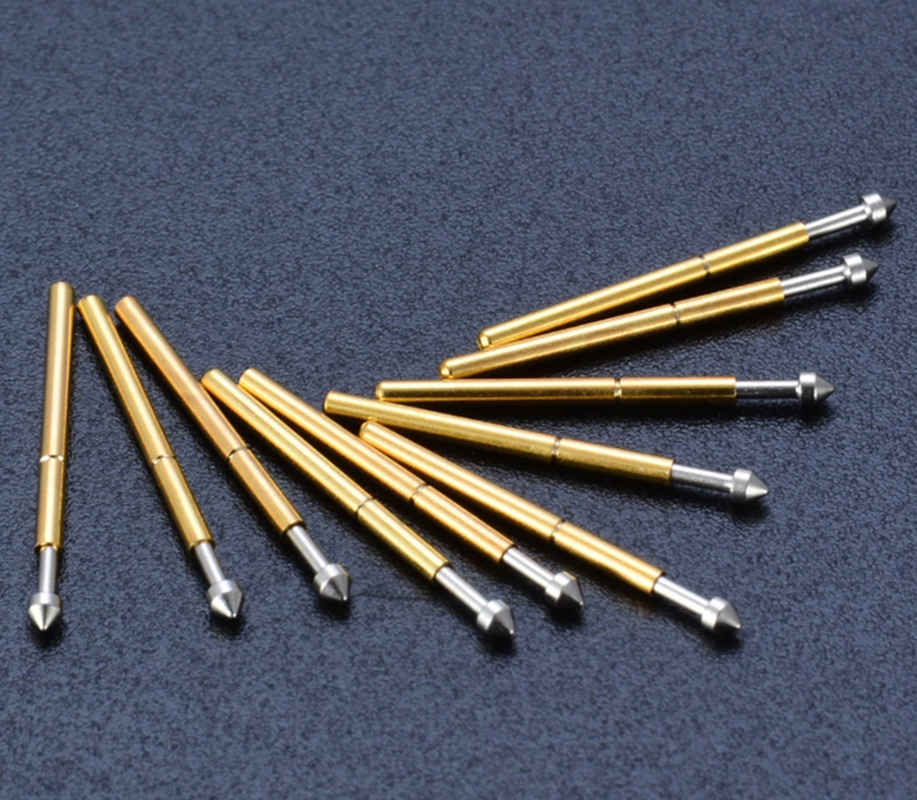 100pcs P75-E2 Spring Test Probe Pogo Pin1.3mm Conical Head Gold Plated1 ...