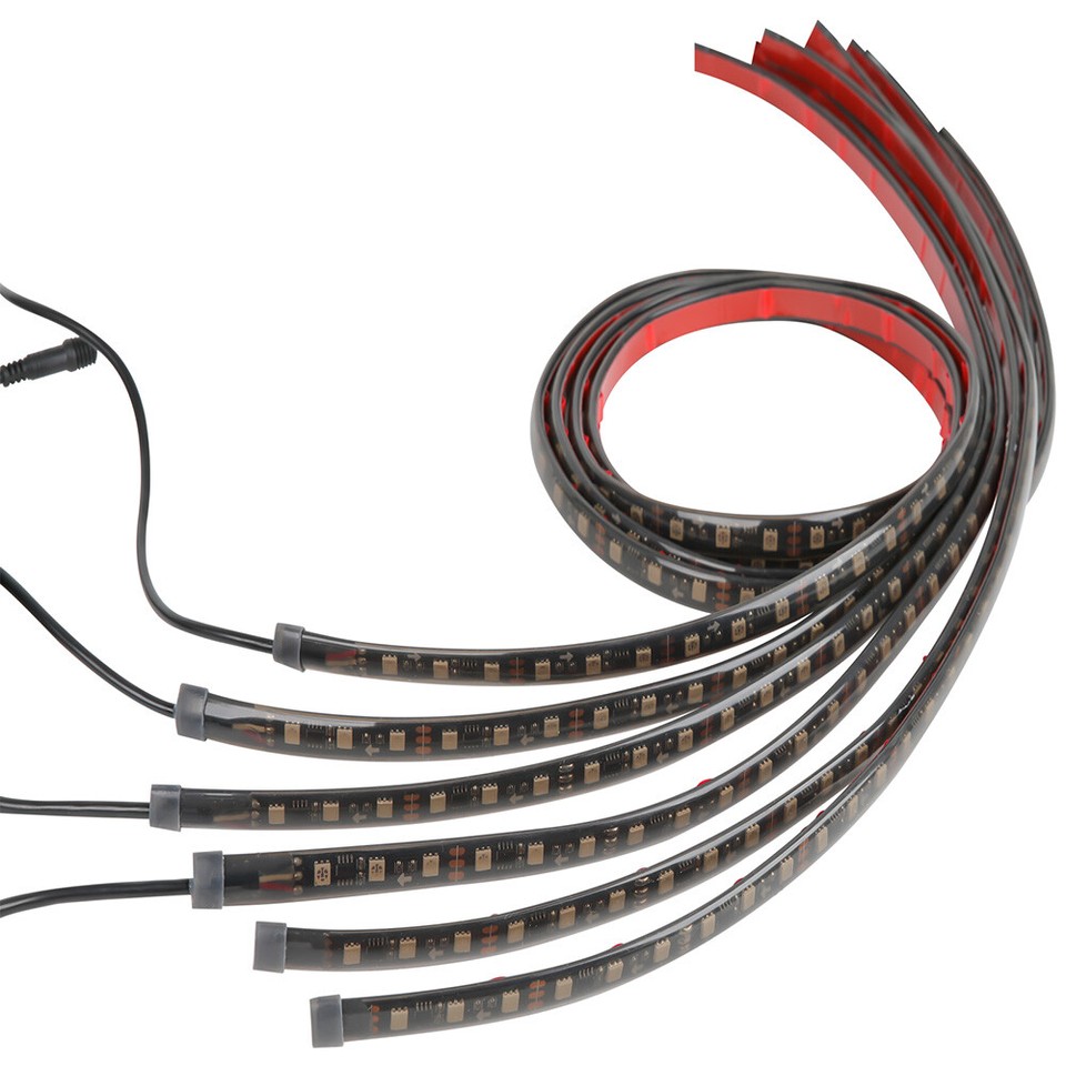 6pc RGB Multicolor LED Underglow Lights Turn Signal Strip For Chevrolet ...