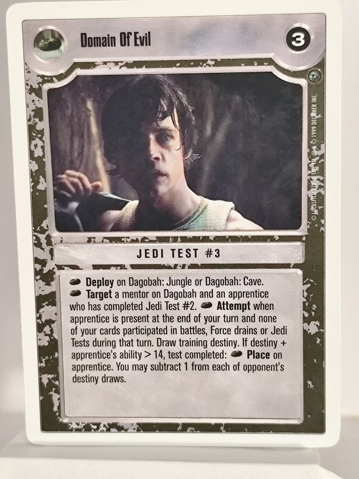 Decipher SWCCG Dagobah WB Uncommen/Common Light und Dark Side *freie ...