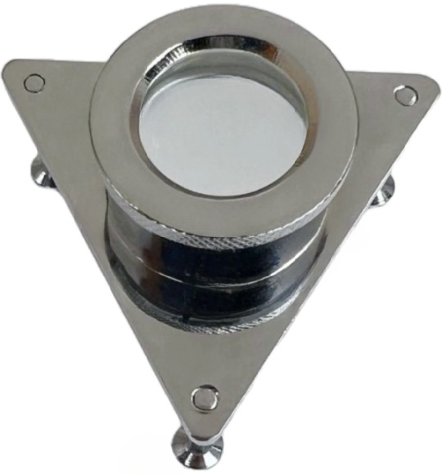 21mm Tripod Triplet Power Chrome 10X Eye Magnifier, Watch Repair Tool ...