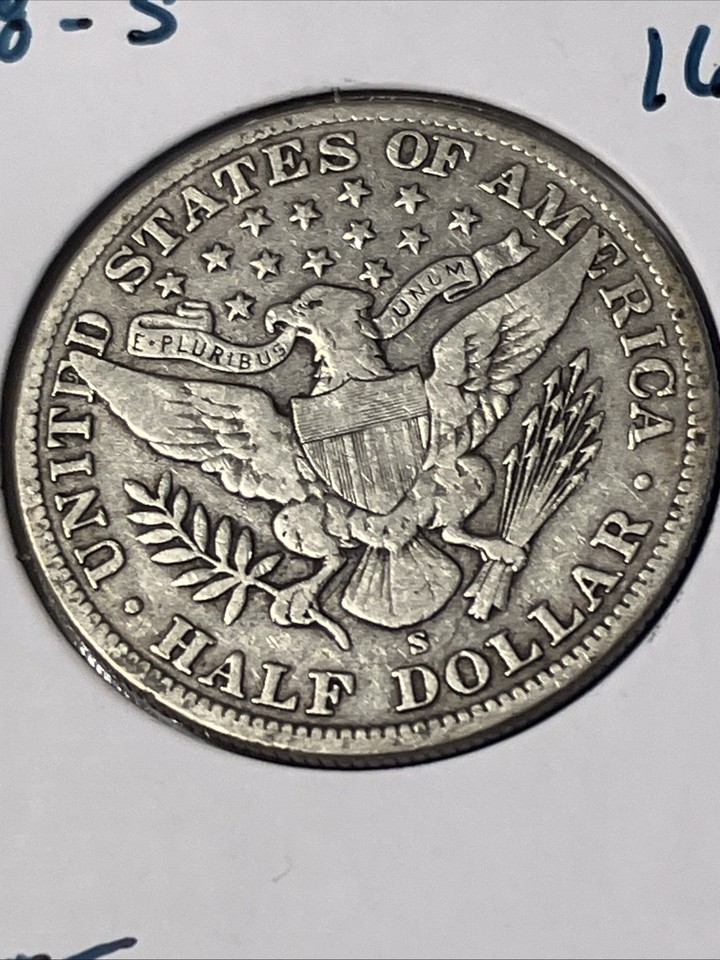 1908 s barber half dollar | eBay